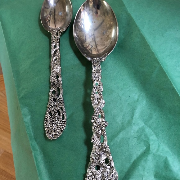 Godinger | Dining | Godinger Grapevine Serving Spoons Heavy Ornate ...